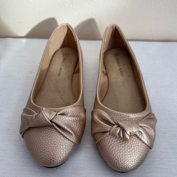 Charles Albert | Shoes | New Charles Albert Rose Gold Pebble Vegan ...